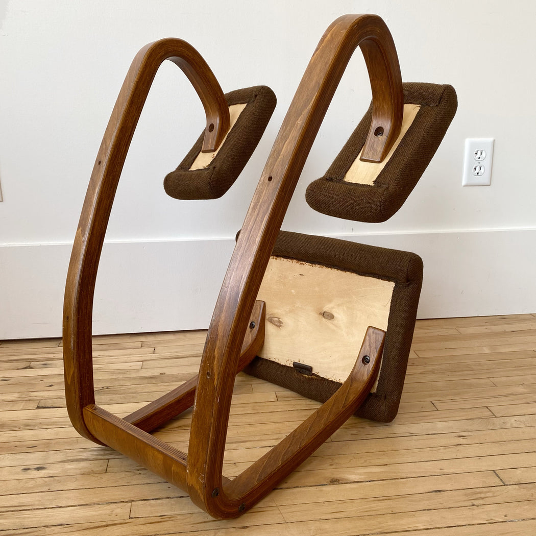 Vintage Scandinavian Ergonomic Kneeling Chair — HAUS THEORY