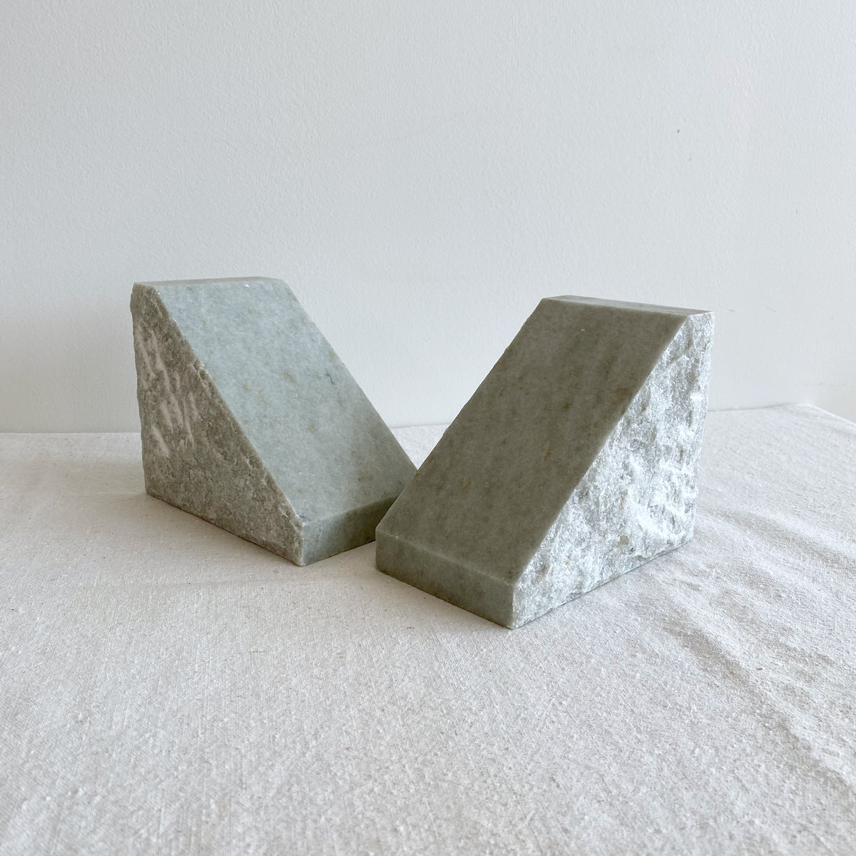 Pair of Vintage Stone Bookends, Portugal — HAUS THEORY